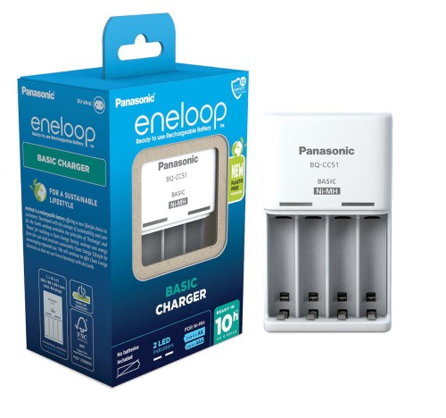 Ładowarka Panasonic BQ-CC51 + 4 x R6/AA Eneloop 2000 mAh sklep ...